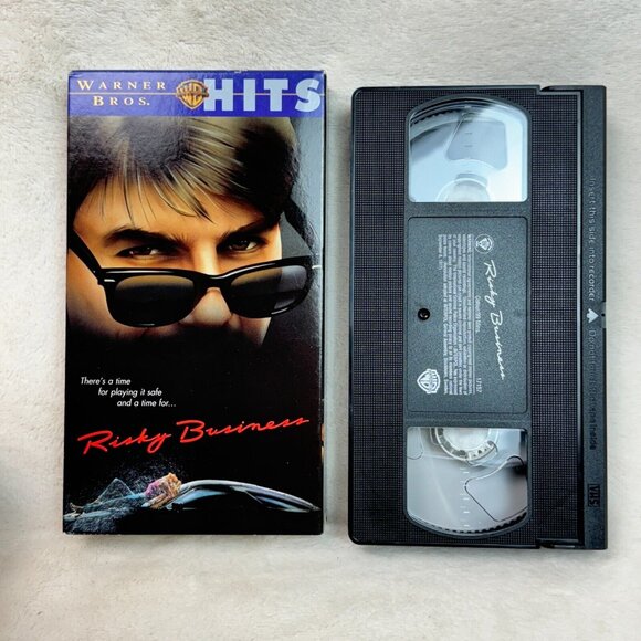 Media | 1983 Risky Business Vhs Comedy Action Tom Cruise Rebecca De ...
